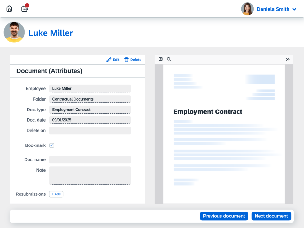 Employee File Management - aconso HR Document Management